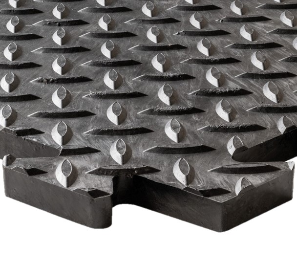 Checker Plate Interlocking Tiles | Rubber Matting Online